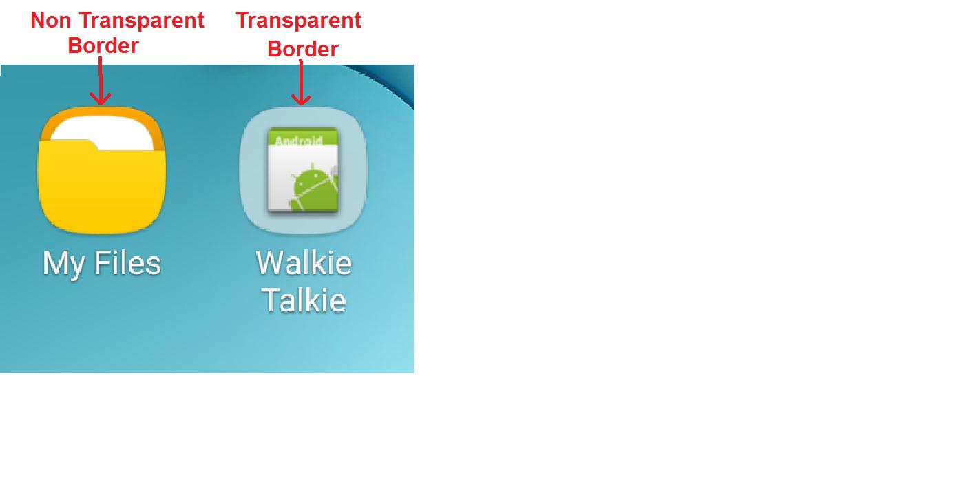 Android app icon too small & inside "transparent border" | B4X Programming Forum